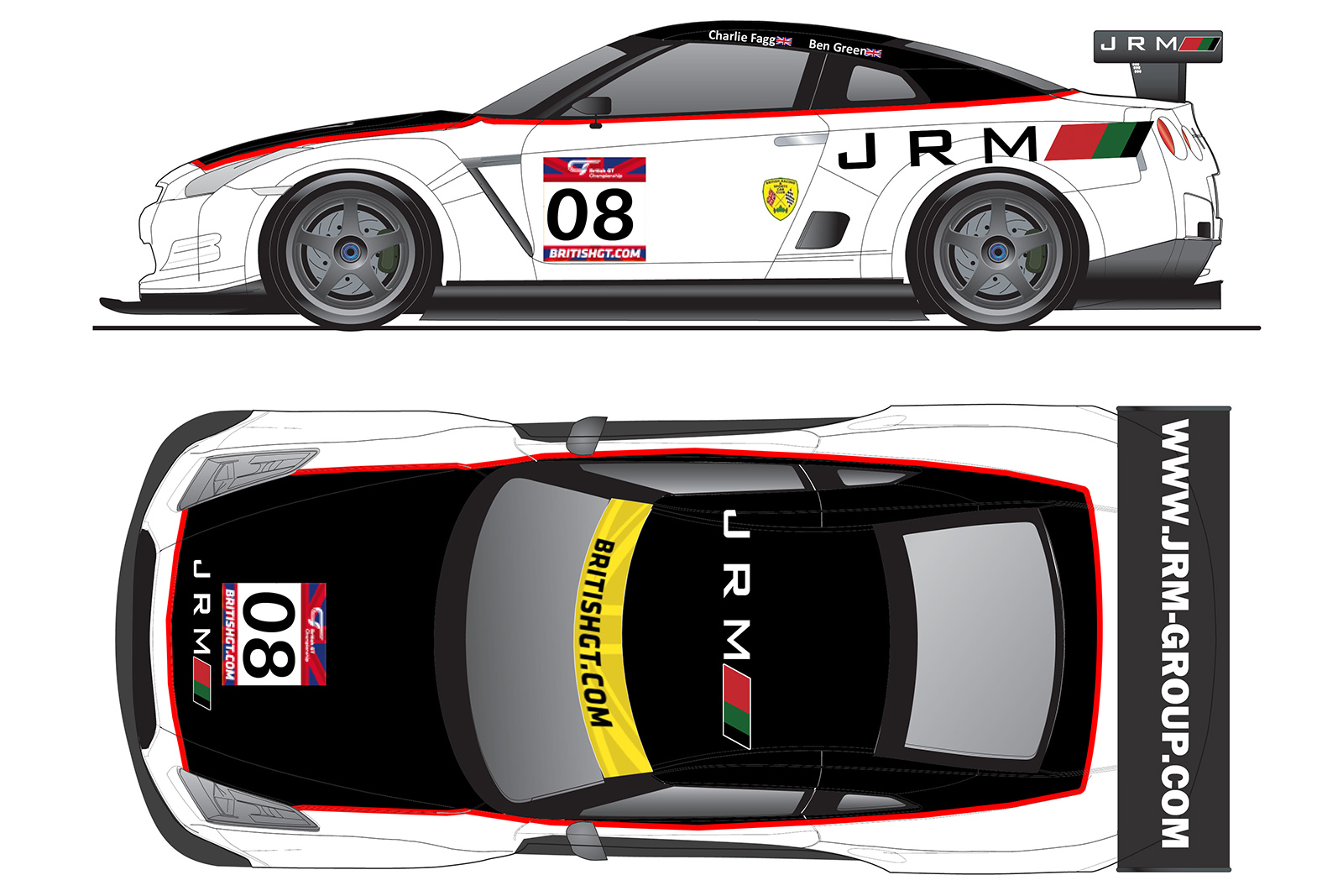 Fagg and Green join JRM for Nissan’s British GT3 return at Donington ...